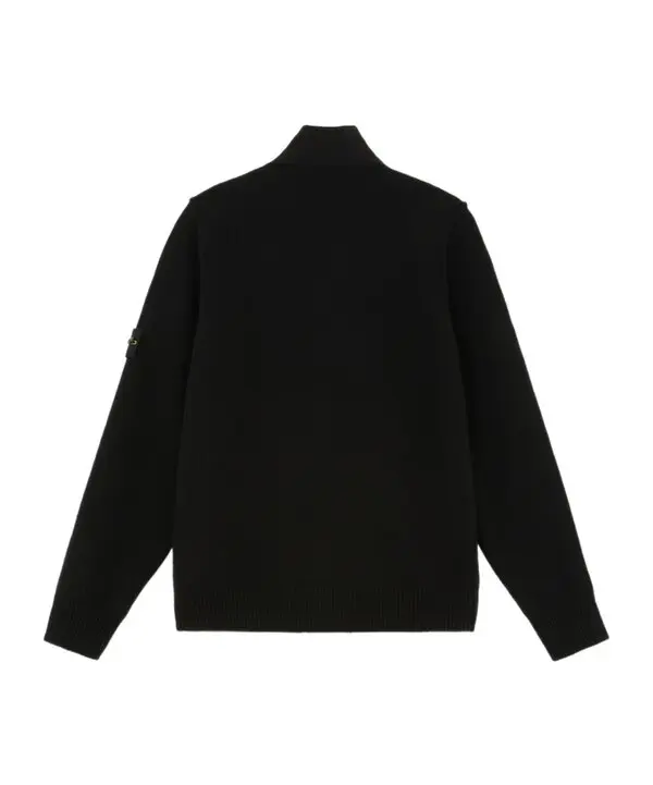 Stone Island High-neck Buttoned Cardigan