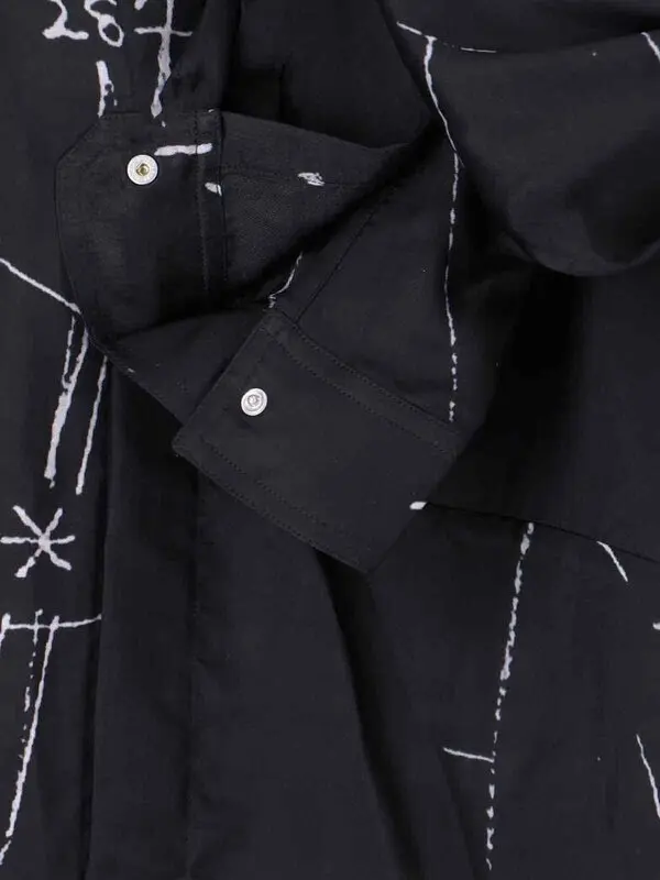 Rick Owens Larry Check Panel Shirt