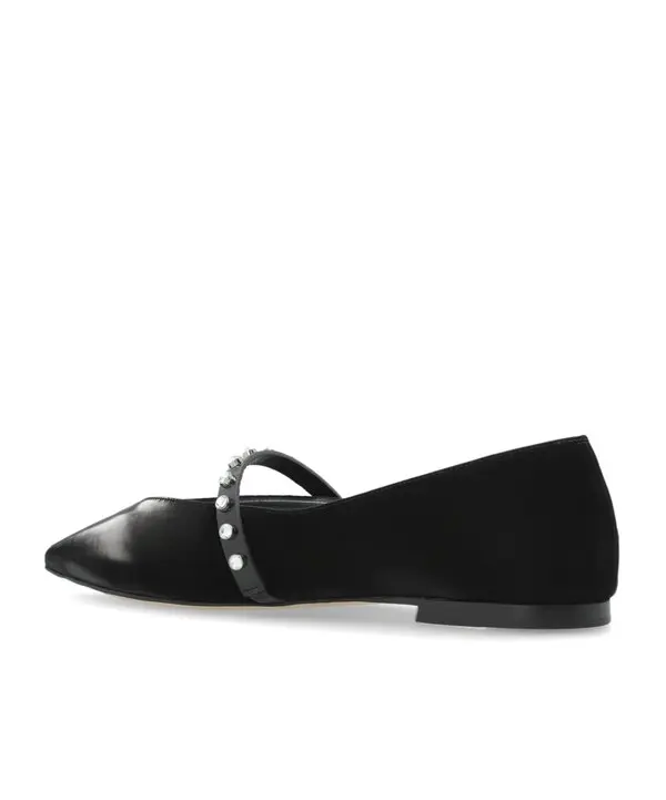 Alexander McQueen Embellished Ballerina Flats