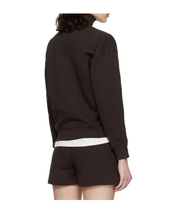 Maison Kitsuné Baby Fox Half Zip Sweatshirt - Black