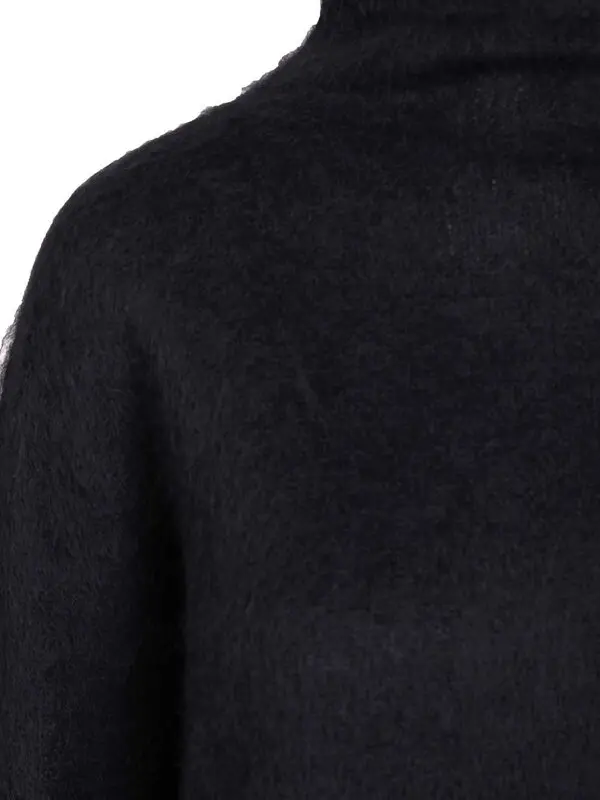 Max Mara Umile Long-sleeved Knitted Jumper - Navy Blue