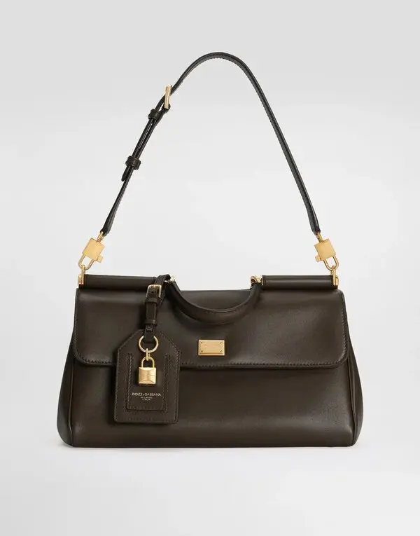 Dolce & Gabbana Logo Plaque Medium Sicily Handbag