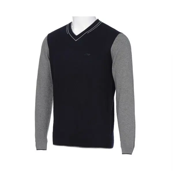 Emporio Armani Logo V-neck Pullover
