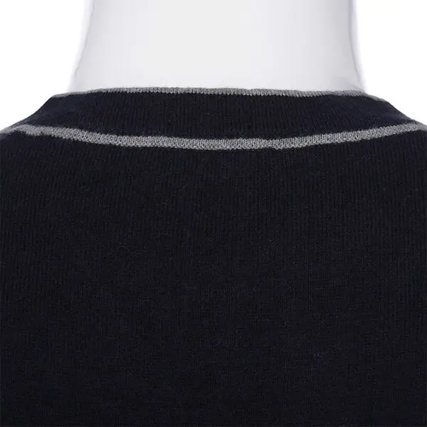 Emporio Armani Logo V-neck Pullover