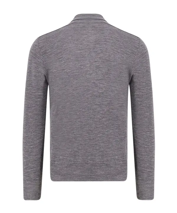 Burberry Long Sleeved Knitted Polo Shirt