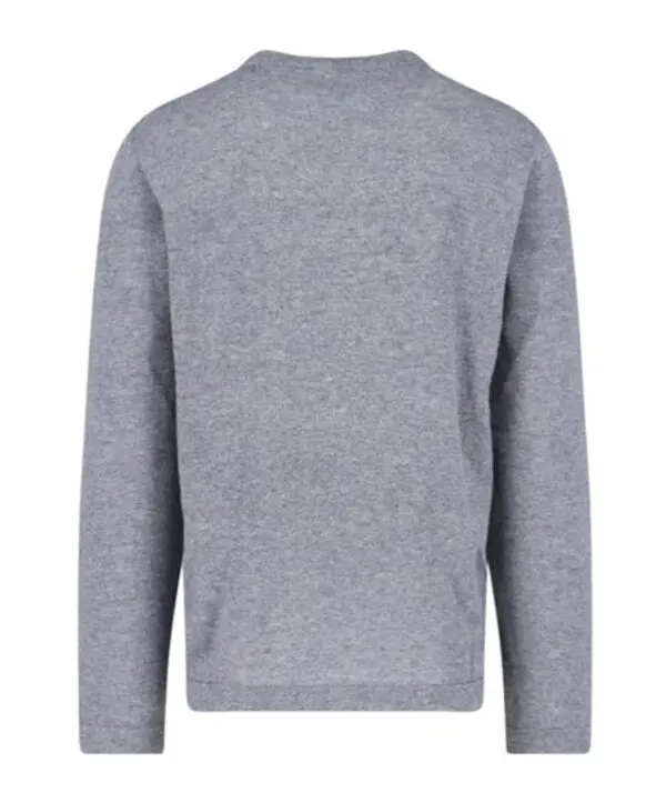 THE ROW Crew Neck Sweater With Ribbed Cuffs And Hem - Gray