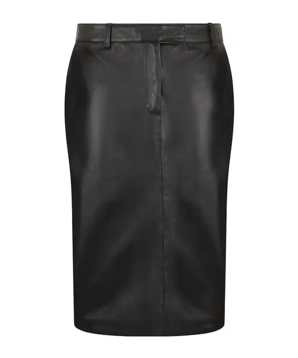Giuseppe Di Morabito High-waisted Leather Skirt