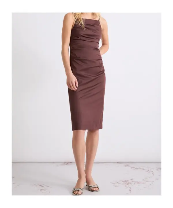 Marella Stretch Poplin Sheath Dress