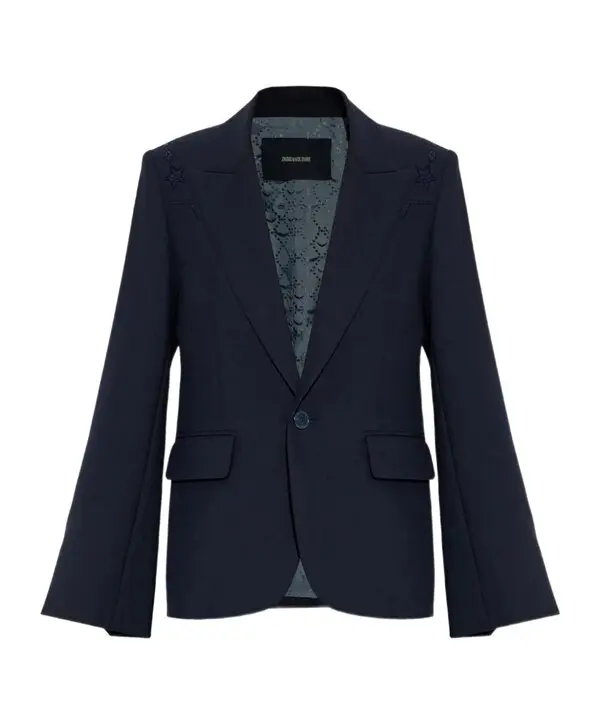 Zadig&Voltaire Embellished Single-button Blazer - Black