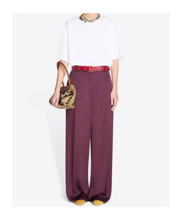 Dries Van Noten Wide-leg Trousers - Red