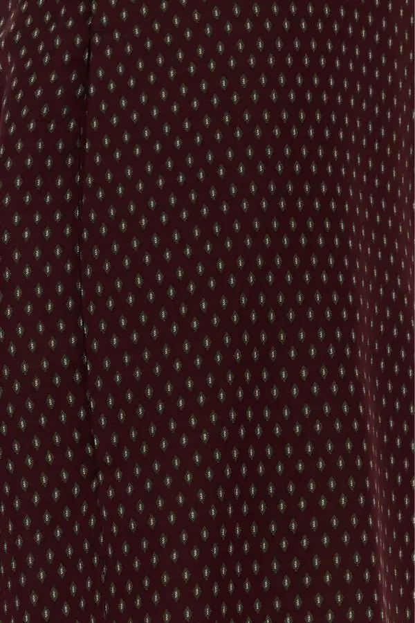 Dries Van Noten Dot Printed Straight-leg Trousers - Brown