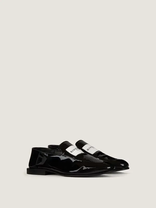 Givenchy Label Loafers - Black