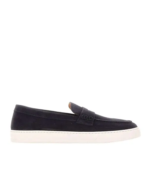 DOUCAL'S Penny Slip-on Loafers - Black