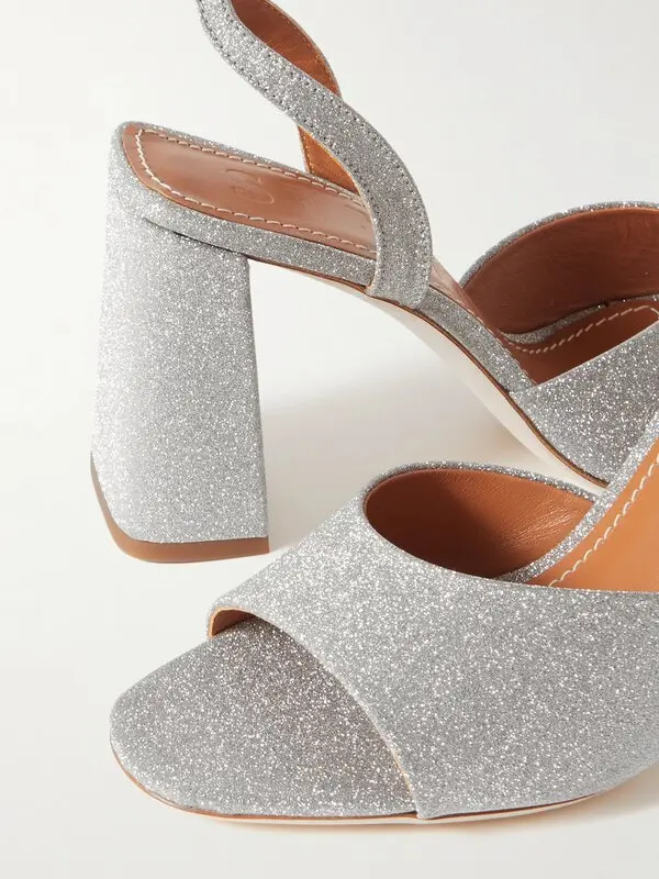 Staud Solange Glitter High-heeled Sandals