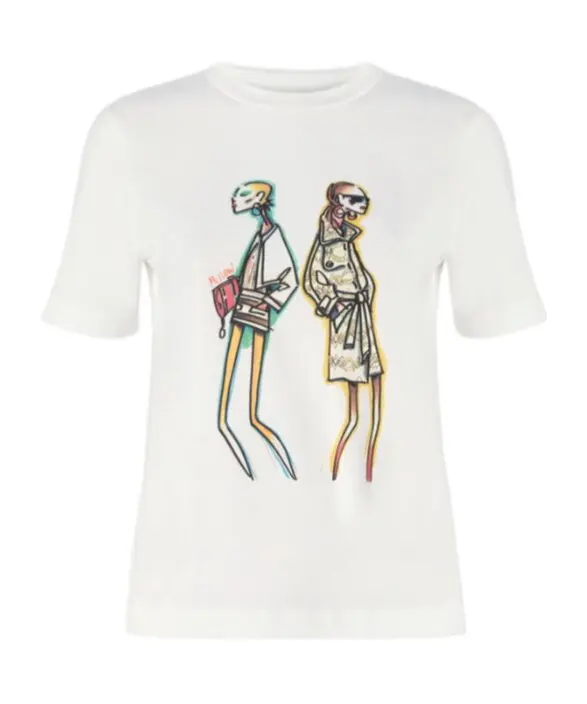 Missoni Graphic Print T-shirt - White