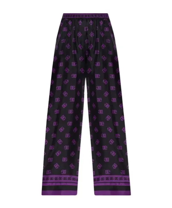 Dolce & Gabbana Monogram Jacquard Trousers