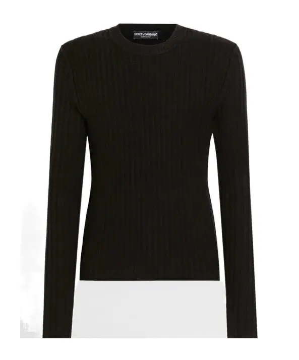 Dolce & Gabbana Crewneck Fine Knit Pullover
