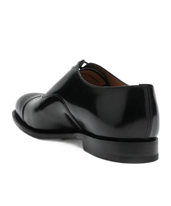 Church's Polished Calfskin Cap Toe Derby Shoes