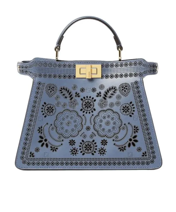 Fendi Peekaboo Iseeu Small Tote Bag - Blue