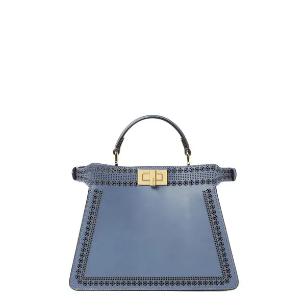 Fendi Peekaboo Iseeu Small Tote Bag - Blue