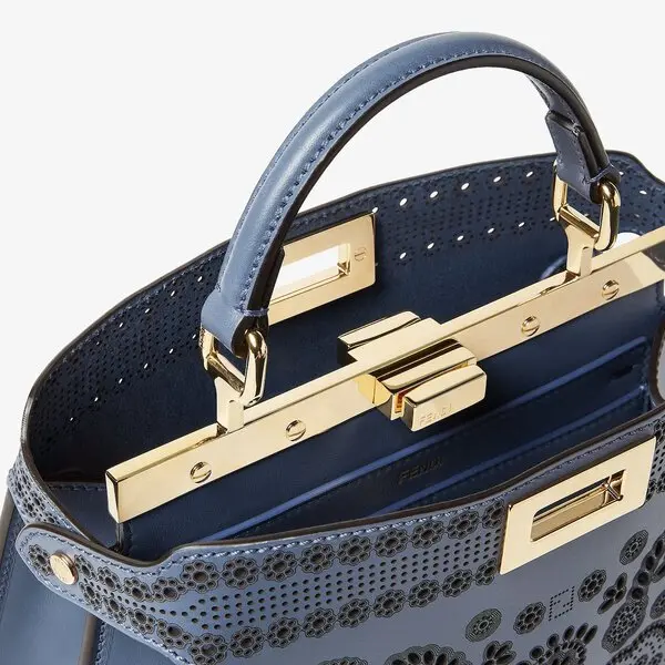 Fendi Peekaboo Iseeu Small Tote Bag - Blue