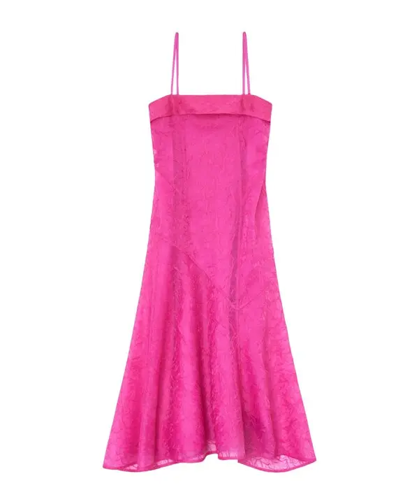 GANNI Shibori Organza Dress