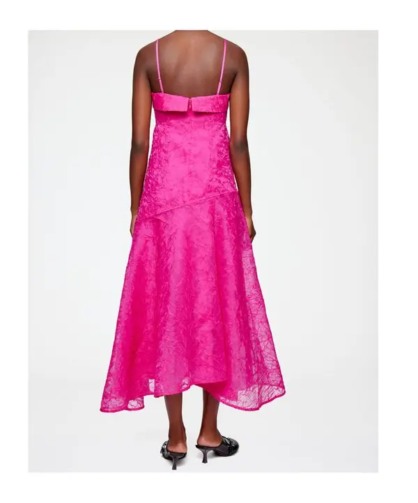 GANNI Shibori Organza Dress