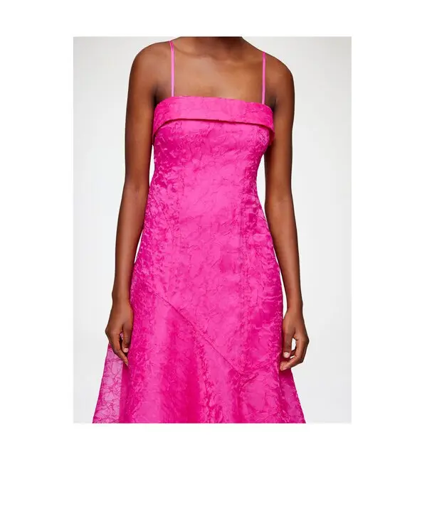 GANNI Shibori Organza Dress