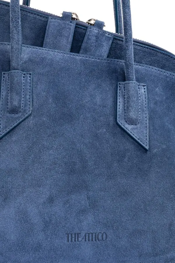 Attico La Passeggiata Medium Top Handle Bag - Blue