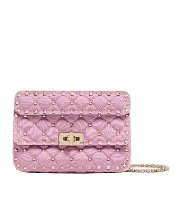 Valentino Garavani Rockstud Spike Shoulder Bag - Pink