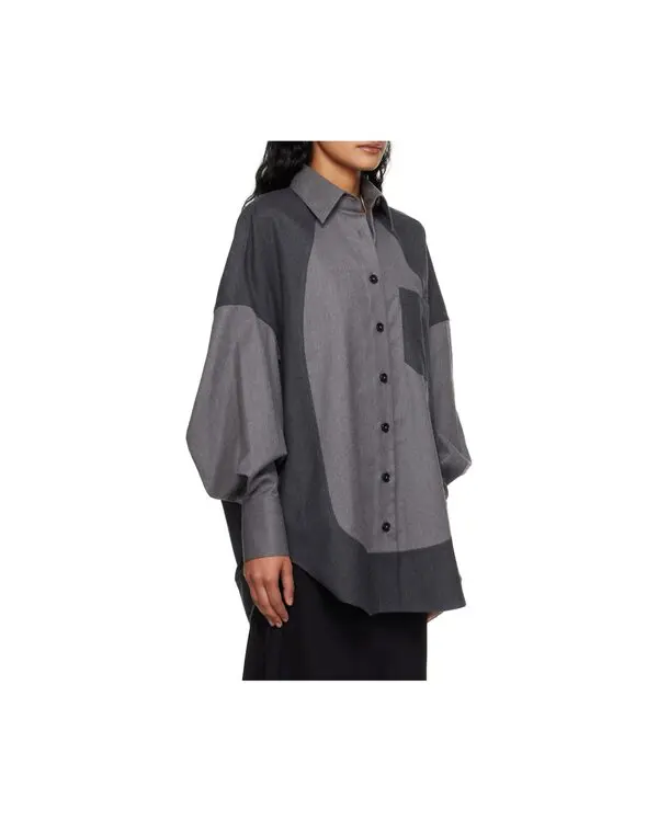 Stella McCartney Paneled Oversized Shirt
