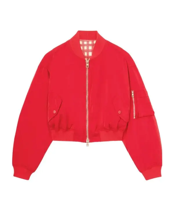 Ermanno Scervino Double-face Technical Fabric Bomber Jacket