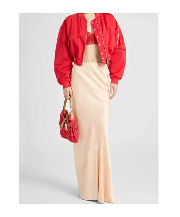 Ermanno Scervino Double-face Technical Fabric Bomber Jacket