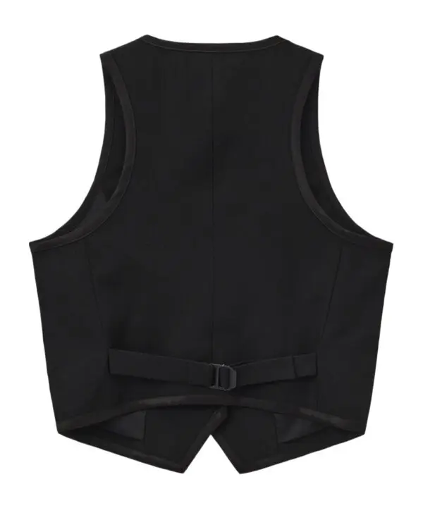 Marissa Chiara V-neck Buttoned Vest