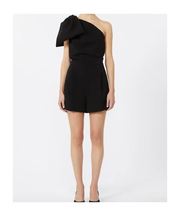 Max Mara Asymmetrical Jumpsuit With Bow Detail