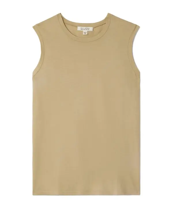 NILI LOTAN Crew Neck Sleeveless Vest