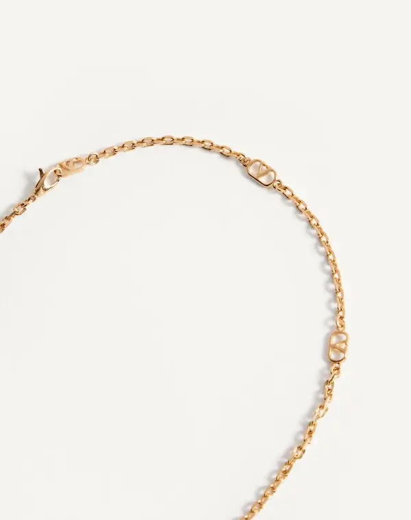 Valentino Garavani Coeur Royal Embellished Necklace