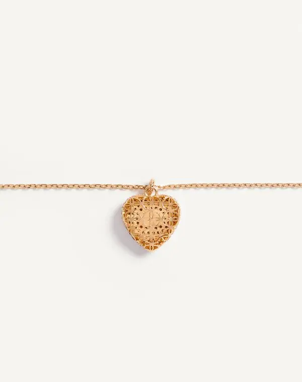 Valentino Garavani Coeur Royal Embellished Necklace