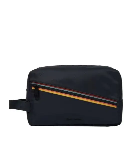 Paul Smith Stripe Detail Wash Bag - Navy