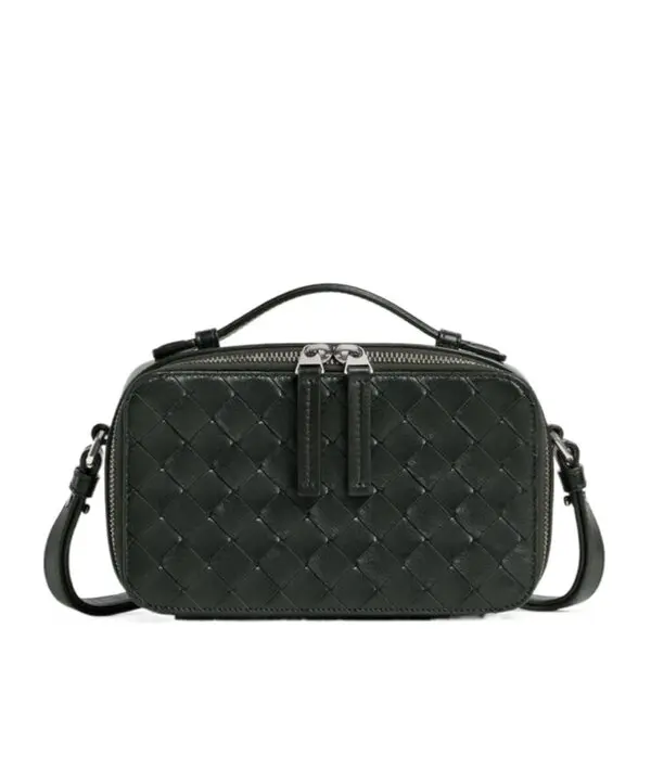 Bottega Veneta Getaway Phone Pouch - Dark Green