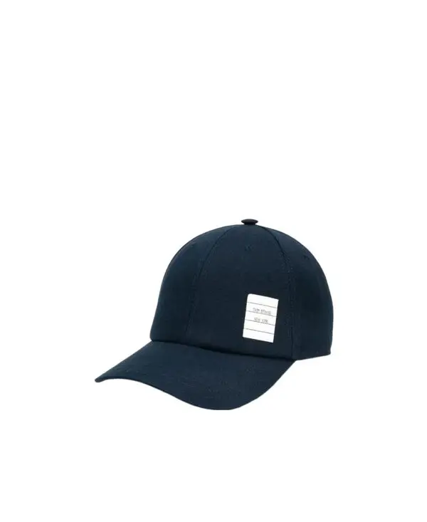 Thom Browne Baseball Cap - Navy Blue