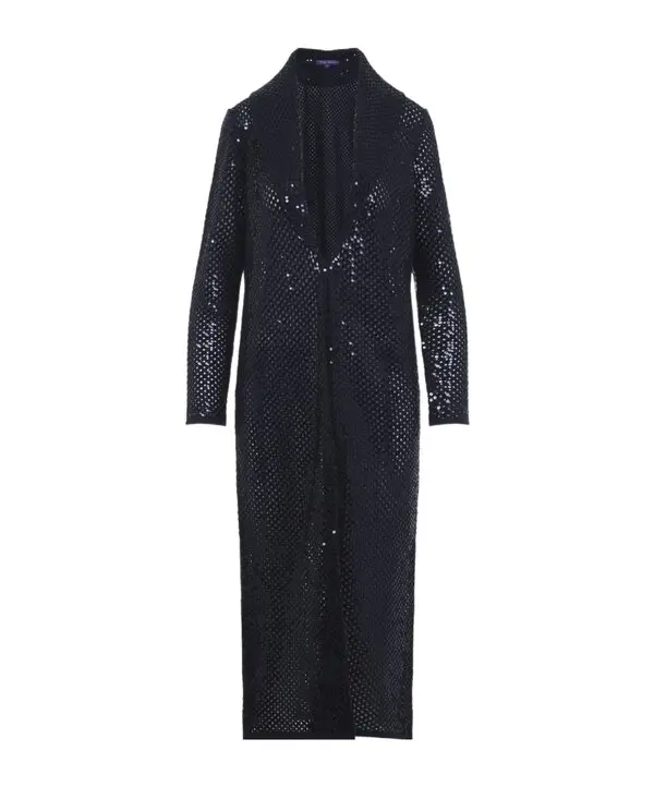 Ralph Lauren Long Sequined Cardigan