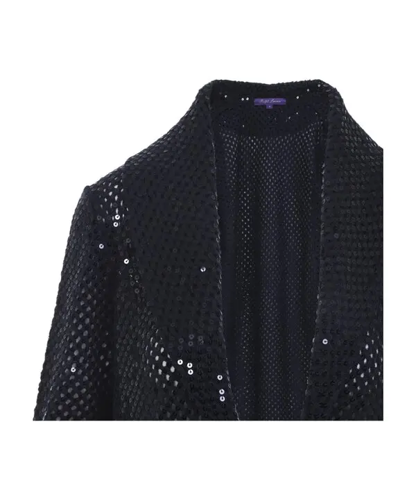 Ralph Lauren Long Sequined Cardigan