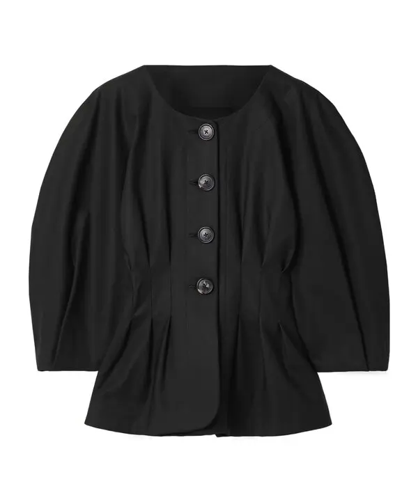 Carolina Herrera Pleated Casual Jacket