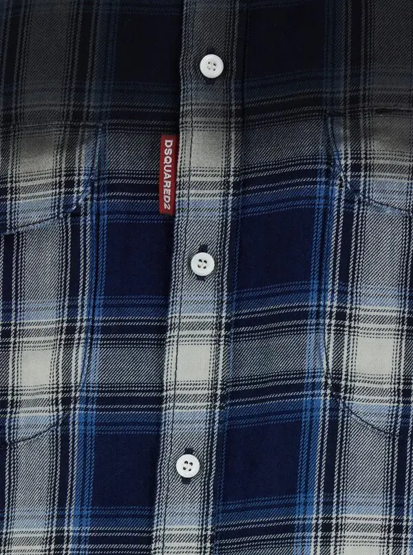 Dsquared2 Long Sleeve Checked Shirt