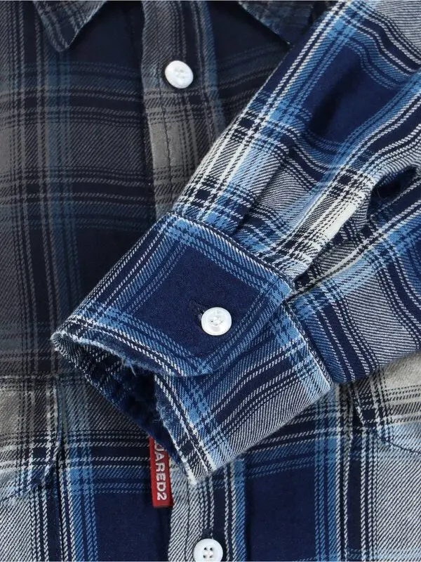 Dsquared2 Long Sleeve Checked Shirt