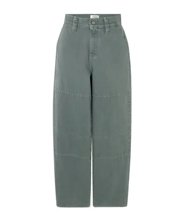 FRAME Panelled Wide-leg Casual Trousers