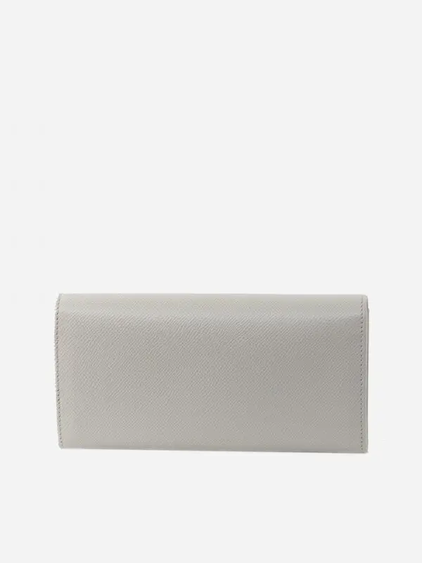 FERRAGAMO Gancini Continental Wallet - Gray