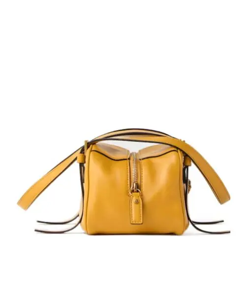 Versace Emblème Nappa Leather Bowling Bag