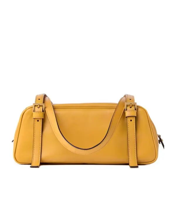 Versace Emblème Nappa Leather Bowling Bag